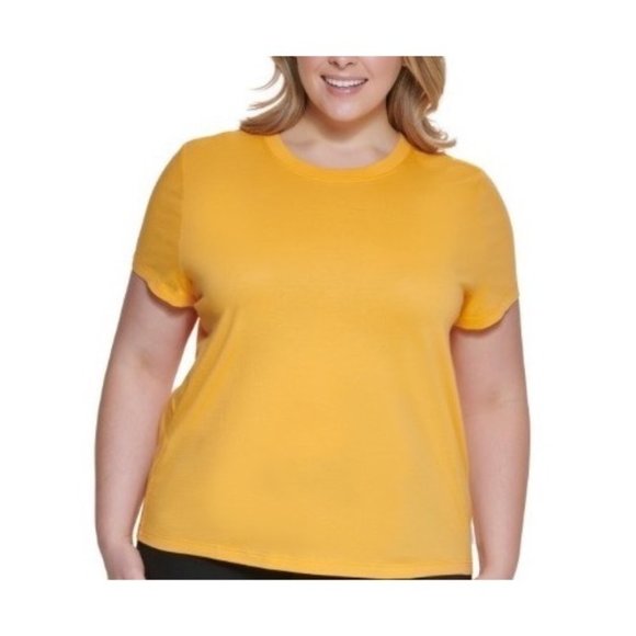 Calvin Klein | Tops | Calvin Klein Jeans Trendy Plus Size Boxyfit ...